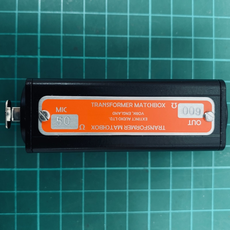 Transformer Matchbox 50 - 600 Ω - Extinct Audio